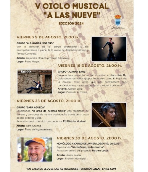 V Edición del Ciclo Musical "A las nueve" en San Cristóbal de Segovia ...
